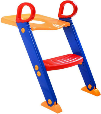 Almineez Folding Baby Kids/Toddler/Child Toilet Potty Training Step ...