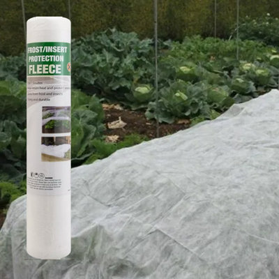 Almineez Garden Plant Fleece Frost Protection 1.5m x 8m 17gsm Cover