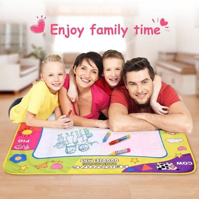 Almineez Water Magic Doodle Mat, Drawing Painting Mat with 2 Magic Pen ...