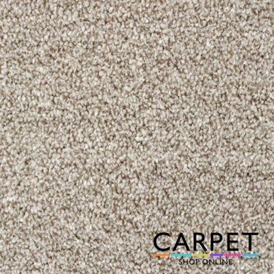 Alpha Beige Speckle Twist Carpet 4.5m x 4m