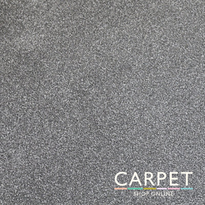 Alpha Shadow Grey Twist Carpet 4.75m x 4m