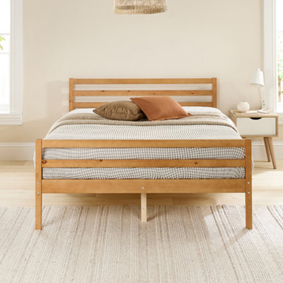 Alpine Bed Frame in Natural Finish