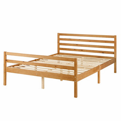 Alpine Bed Frame in Natural Finish