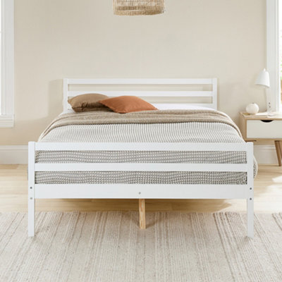 Alpine Bed Frame in White Finish