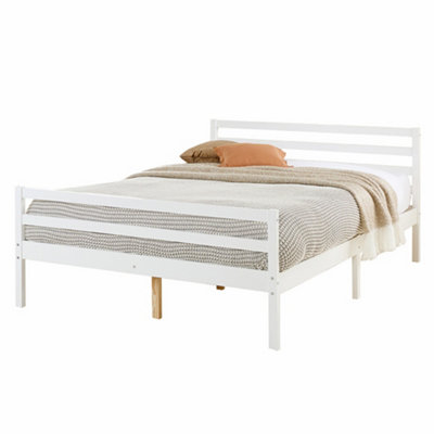 Alpine Bed Frame in White Finish