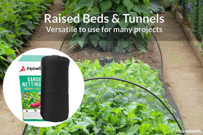 AlpineReach Garden Netting and Bird Netting Kit 2m x 20m Extra Strong ...