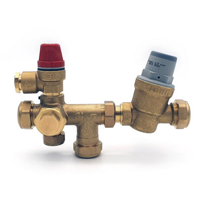 Altecnic - Caleffi 22mm 3.5/6 Bar Multibloc Inlet Control Valve 2 Piece