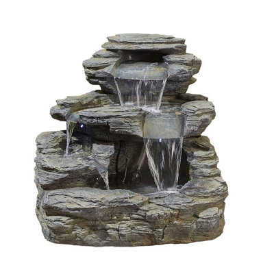 Altico Brecon Falls (GRC) Mains Plugin Powered Water Feature