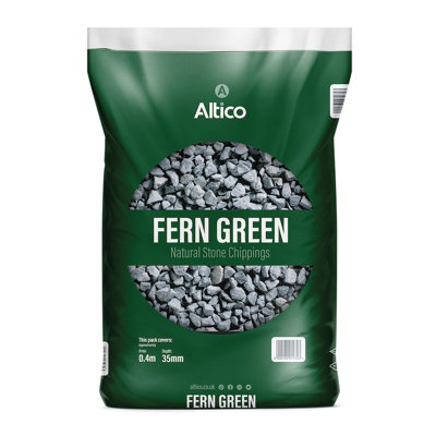 Altico Fern Green 14-20mm Green Granite TypeStone Large Bag