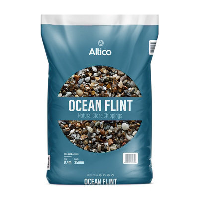 Altico Ocean Flint 15-22mm Multi -Coloured Stone Large Bag