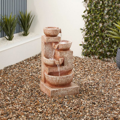 Altico Ravello Garden Mains Plugin Powered Water Feature | DIY at B&Q