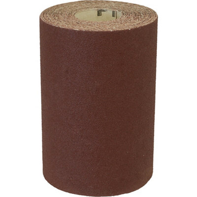 Aluminium Abrasive Production Sanding Roll - 115mm x 5m - Fine 120 Grit ...