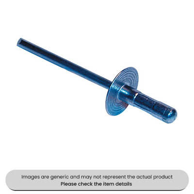 Aluminium Avex Rivets Large Flange 4.8X19.6MM Pack Qty 500