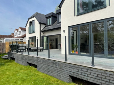 Aluminium Balustrade Mid Post (1100mm High)