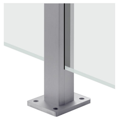 Aluminium Balustrade Mid Post (1100mm High)
