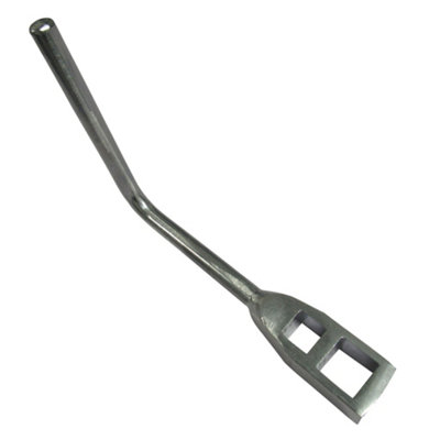 Aluminium Canal Boat Windlass Handle (British Waterways Lock Gate Key)
