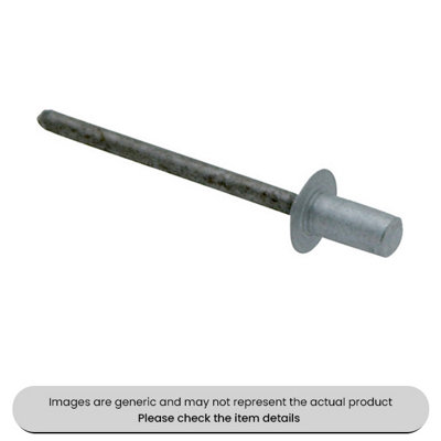 Aluminium Closed End Rivets Pressure & Water-tight 4.8X10.0MM Pack Qty 200