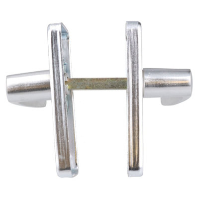 Aluminium Door Handle Straight Lever Internal Latch Spring Loaded With ...