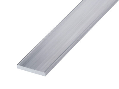 ALUMINIUM FLAT BAR STRIP 50MM (W) X 3MM (D) 3000MM (L) | DIY at B&Q