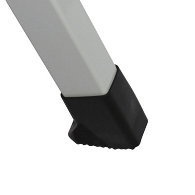 Aluminium Folding Step With Handrail White (Single Caravan Motorhome ...