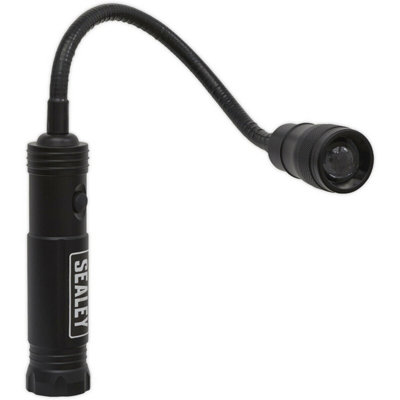 Aluminium Magnetic Flexi-Head Light - Battery Powered - Flexible LED Torch