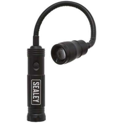 Aluminium Magnetic Flexi-Head Light - Battery Powered - Flexible LED ...