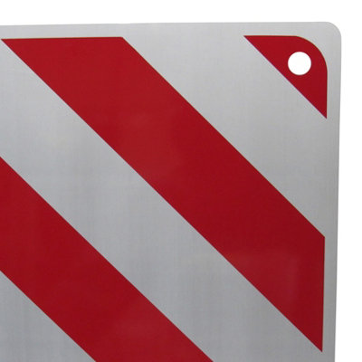 Aluminium Motorhome Rear Warning Sign (Caravan Safety Hazard Signal ...