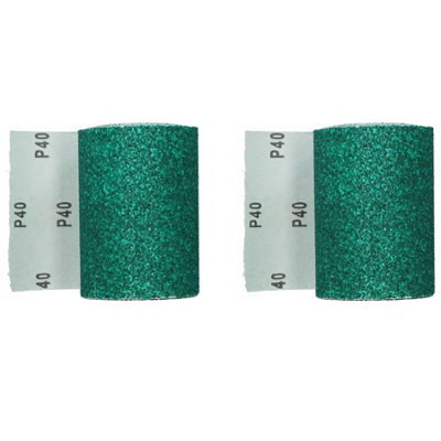 Aluminium Oxide 5m x 115mm Sanding Roll Sheet Paper 40 Grit Sandpaper 2 ...