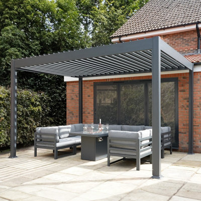 Aluminium Pergola 3m x 3m Gazebo