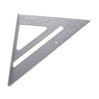 Aluminium Roofing Speed Square 7" Carpenters Measuring Angle for Rafter ...