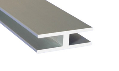 Aluminum anodised channel H shape section bar, H-profile, H-bar B91 ...