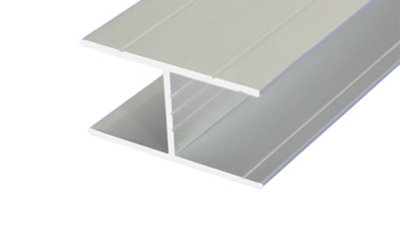 Aluminum anodised channel h shape section grooved bar, h-profile B82 ...