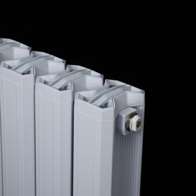 Aluminum Designer Horizontal Radiator Compatible with Heat pump. Model ...