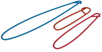 ALUMINUM S/HOLDERS - Aluminium Stitch Holders: Set of 3 - KnitPro