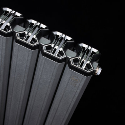 Aluminum Vertical Radiator Compatible with Heat pump. Model "Vertical ...