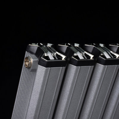 Aluminum Vertical Radiator Compatible with Heat pump. Model "Vertical ...