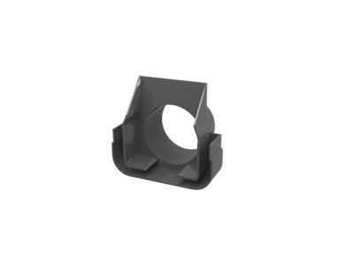 Alusthetic Drainage Channel End Cap With 50mm Outlet - Shallow Range