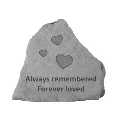 Always Remembered Memorial Stone | DIY at B&Q