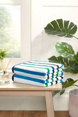 Amalfi Bath Sheet Pure Cotton Blue