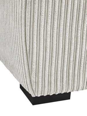 Amalfi Jumbo Cord Left Hand Facing Corner Sofa Mink