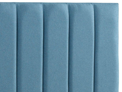AMALFI STRUTTED UPHOLSTERED HEADBOARD 2FT6 SMALL SINGLE - WOOL JADE