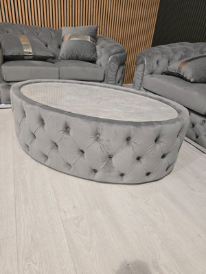 Ambassador 3 Seater and 2 Seater and 1 Seater Coffee Table Set Sofa ...