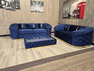 Ambassador Sofa Set / Spacious Comfort for Luxurious Living