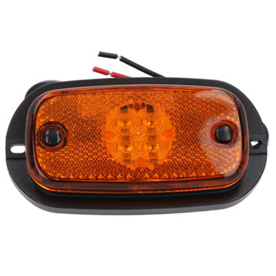 Amber / Orange LED Side Marker Light / Lamp Trailer Caravan Van 12V or ...