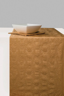 Ambiente Table Runner Elegance Bronze | DIY at B&Q