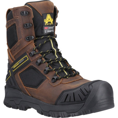 Amblers Safety Detonate Safety Boot Brown | DIY at B&Q