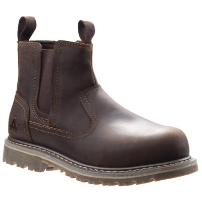 Amblers Safety Womens AS101 Alice Slip On Safety Boot Brown (5 UK)