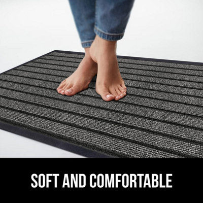 Ameha Heavy Duty PVC Rubber Mat Outdoor Indoor Dirt Trapper Super ...