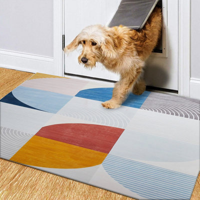 AMEHA Printed Rugs Bedroom Modern Pattern Carpet Super Soft Geometric ...