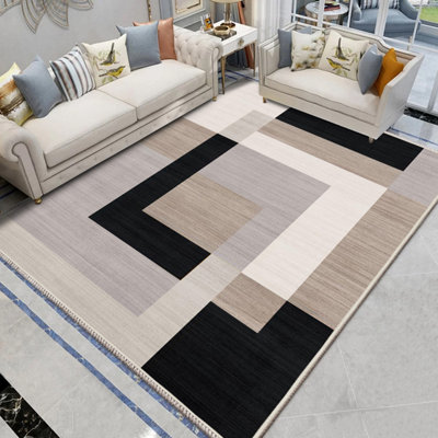 AMEHA Rugs Living Room Large 160x230 cm - Area Rugs for Bedroom Non ...
